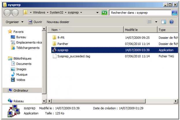 Changer un SID machine : SYSPREP - PC2S - Bubu