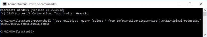 Afficher et récupérer la licence OEM Windows 8, 8.1 et 10 dans le Bios ...