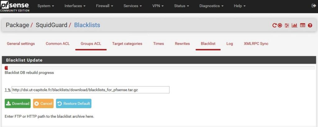 pfSense : Proxy Transparent Filtrage Web URL Squid SquidGuard - PC2S - Bubu