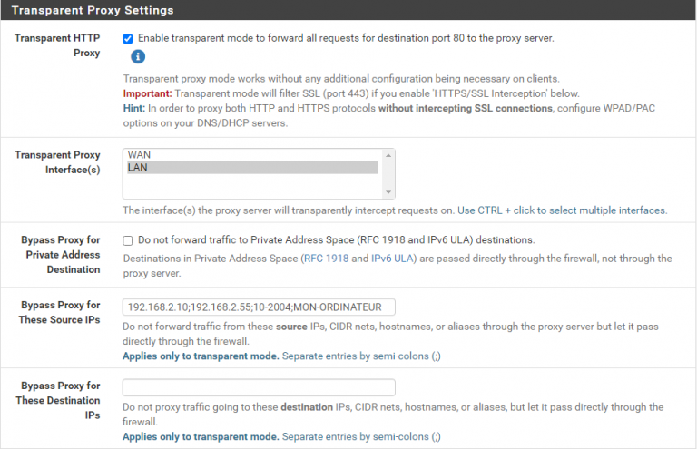pfSense : Proxy Transparent Filtrage Web URL Squid SquidGuard - PC2S - Bubu