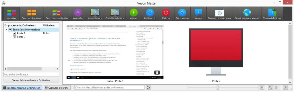 Veyon - Surveiller, gérer et contrôler a distance des ordinateurs ...