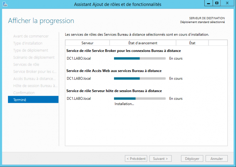 RDS - Installation des Services Bureau a Distance sur Serveur 2012 2016 ...