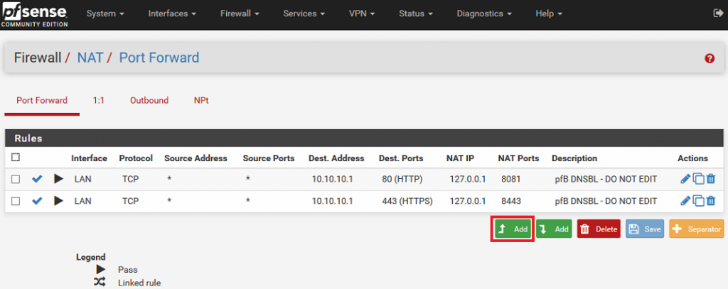 pfSense : NAT - Créer une Règle de Redirection de Port - PC2S - Bubu
