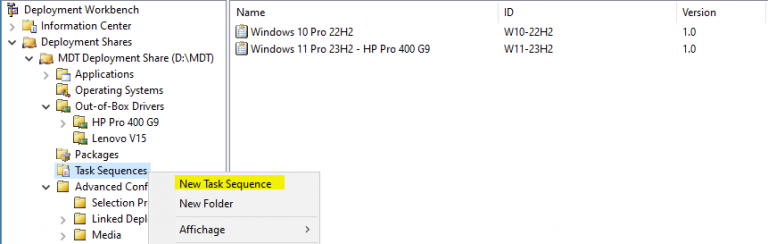 MDT - Gérer, Importer et Injecter les Drivers avec la Création de ...