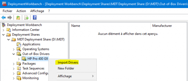 MDT - Gérer, Importer et Injecter les Drivers avec la Création de Profile - PC2S - Bubu